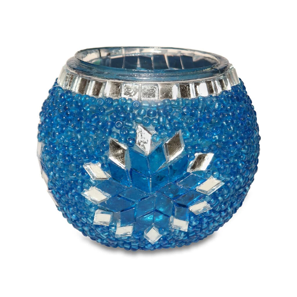 Light blue turkish candle holder - Keleti Szőnyegek Boltja